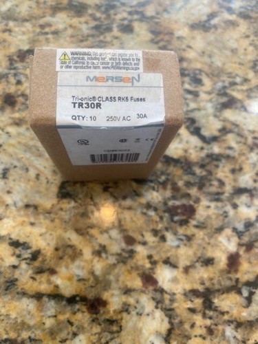 (10) TRI-ONIC TR30R , 30A, 250V AC, FUSES, FERRAZ SHAWMUT, NEW | eBay