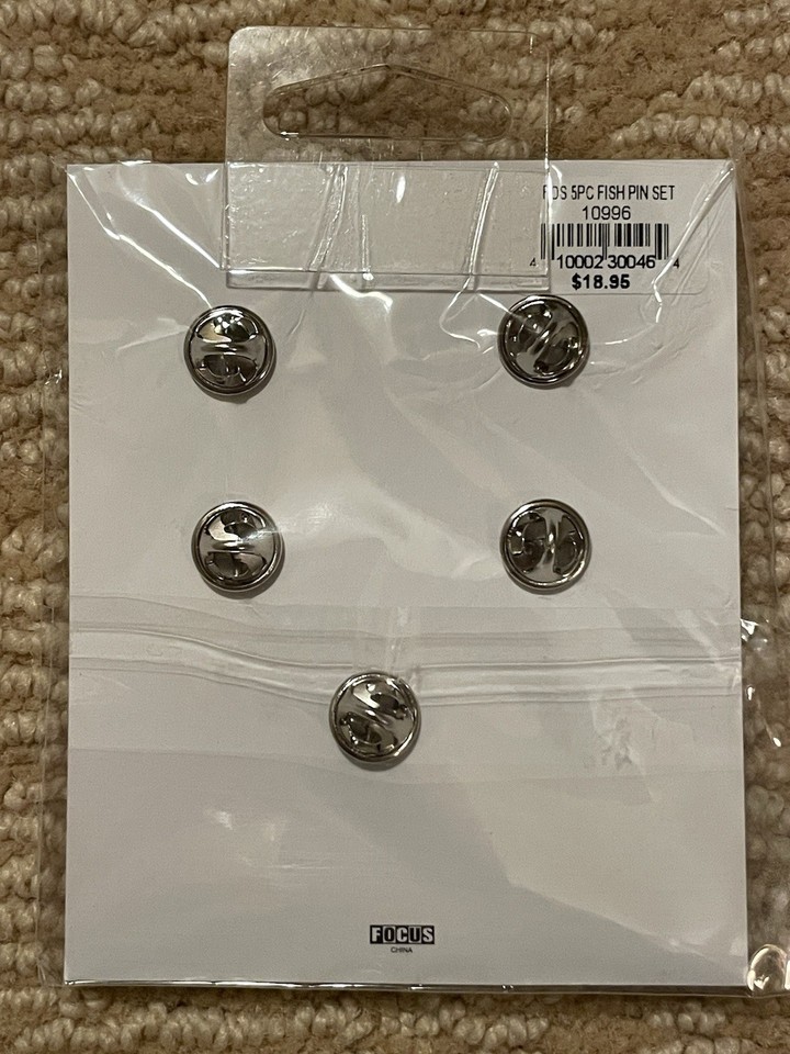 Gone Fishing’ Trout Pin Set of 5 Gold Plated Enamel Fly Fish Pins | eBay