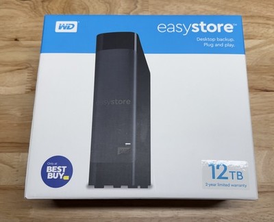 Western Digital Easystore 12TB 3.5" External USB Hard Drive | eBay