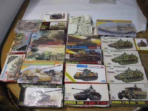 WWII 1/72 MODEL LOT KITS German American ESCI ECT | eBay