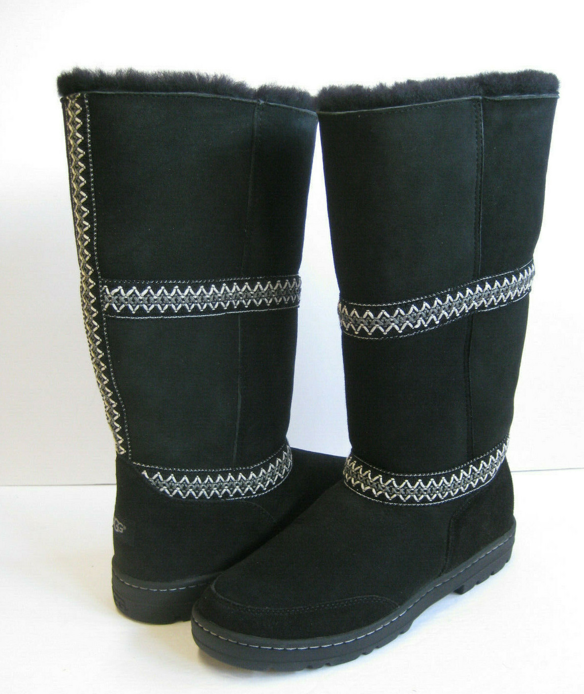 UGG SUNDANCE REVIVAL WOMEN TALL BOOTS SUEDE BLACK US 11 /UK 9 /EU 42 | eBay