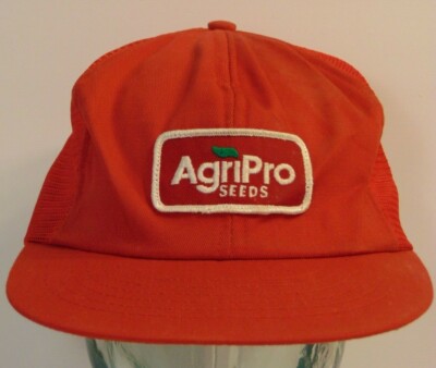 Vintage 1980s AGRI PRO FARM PATCH SNAPBACK TRUCKER HAT CAP SWINGSTER ...