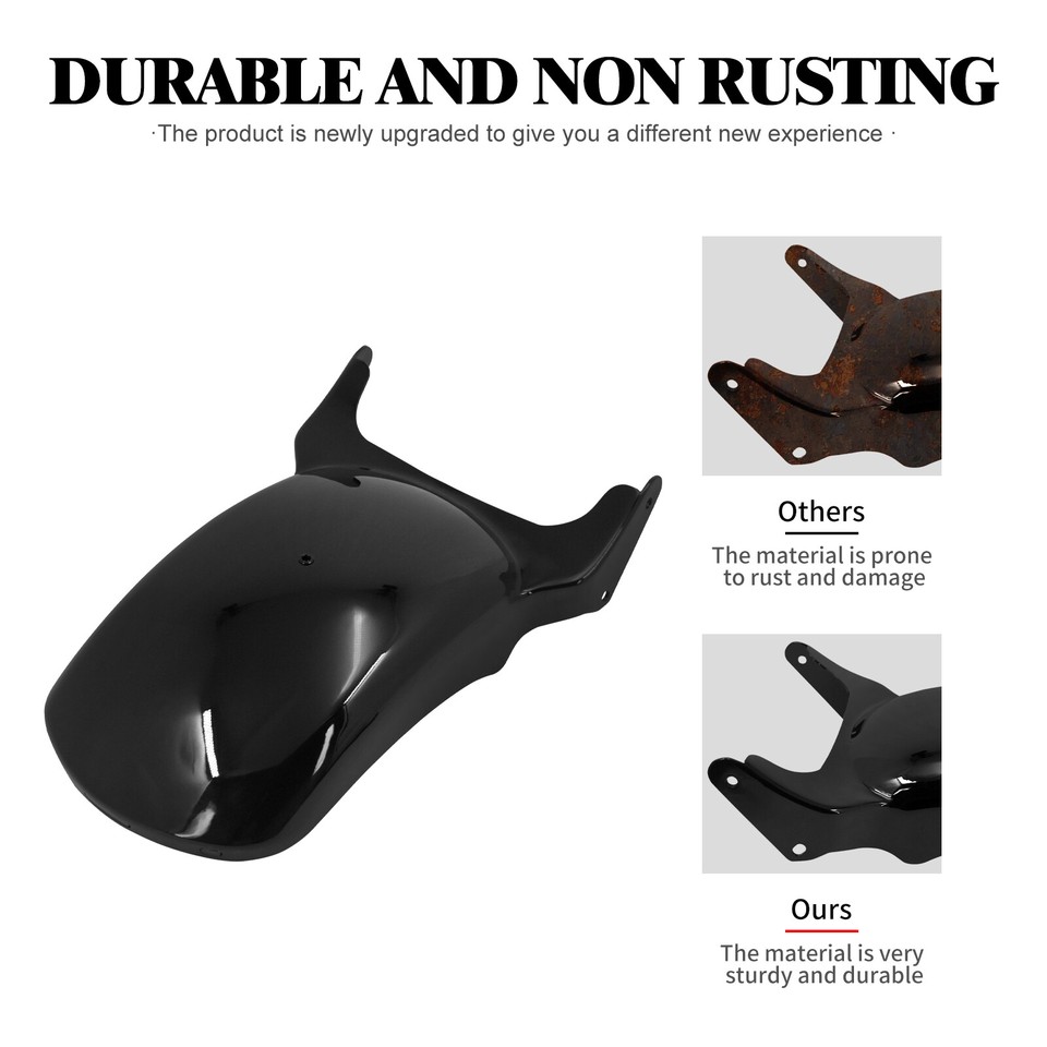 Rear Short Fender w/ Turn Signal LED Light For Harley Rocker C Breakout ...