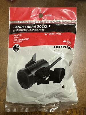 Hillman 427666, Phenolic Light Socket, Single Spring Clip, 660 Watt | eBay