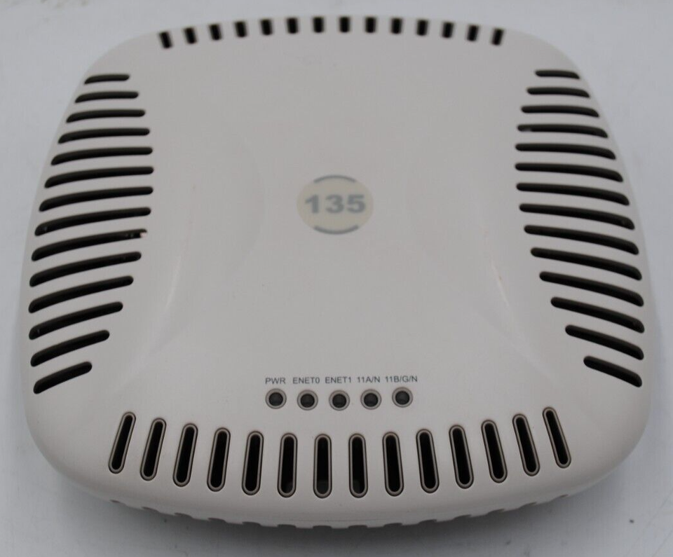 Aruba AP-135 Dual Band PoE Wireless Access Point 802.11n NO ADAPTER 2.4 ...
