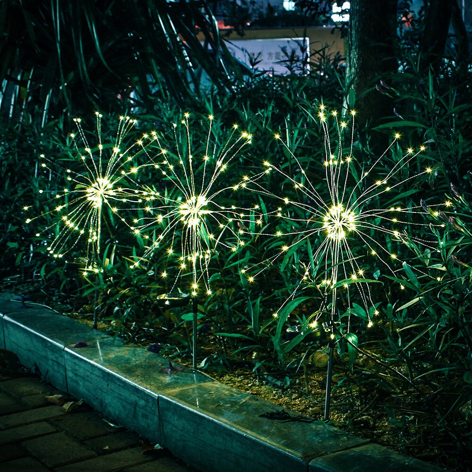 LED Solar Branch Flower Bloom Tree Stake Lights Outdoor Garden Patio ...