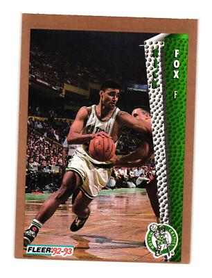1992-93 Fleer #14 Rick Fox Boston Celtics | eBay