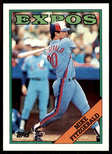 1988 Topps Mike Fitzgerald Baseball Cards #674 | eBay