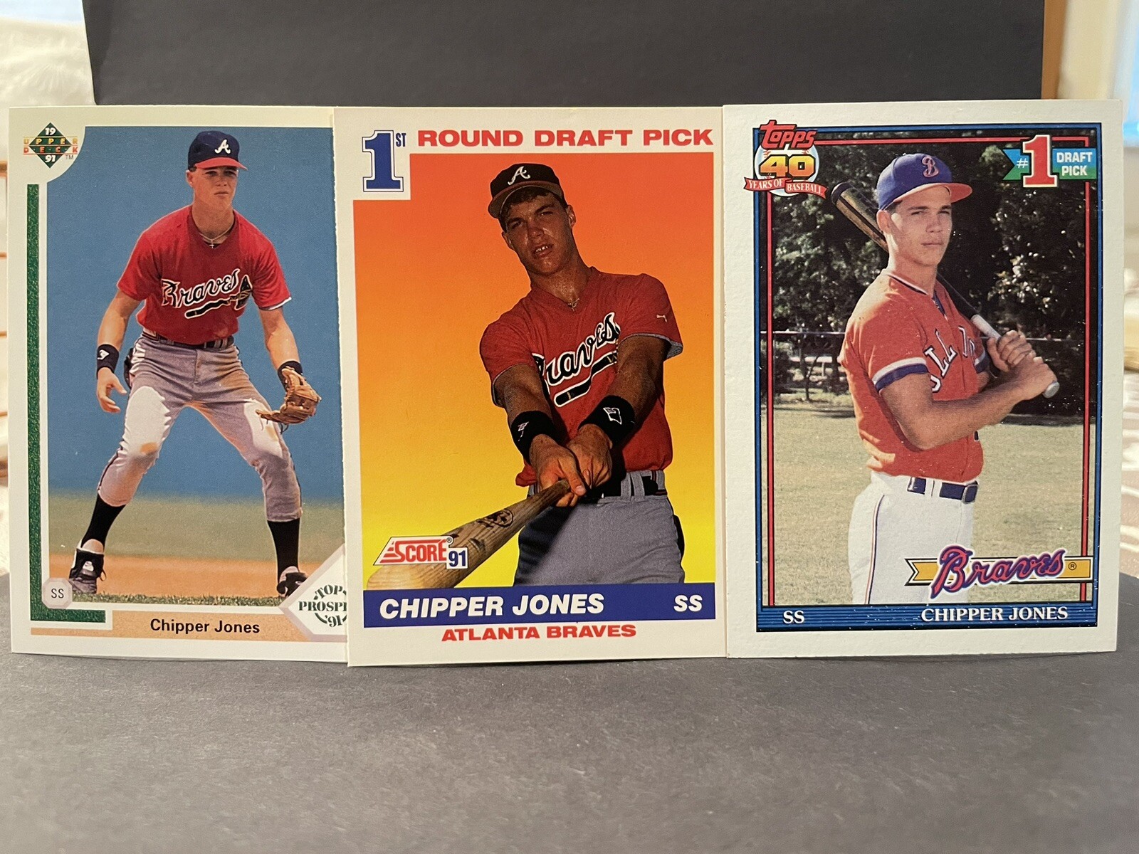 Lot of Chipper Jones Rookie Cards (3) - No Reserve | eBay