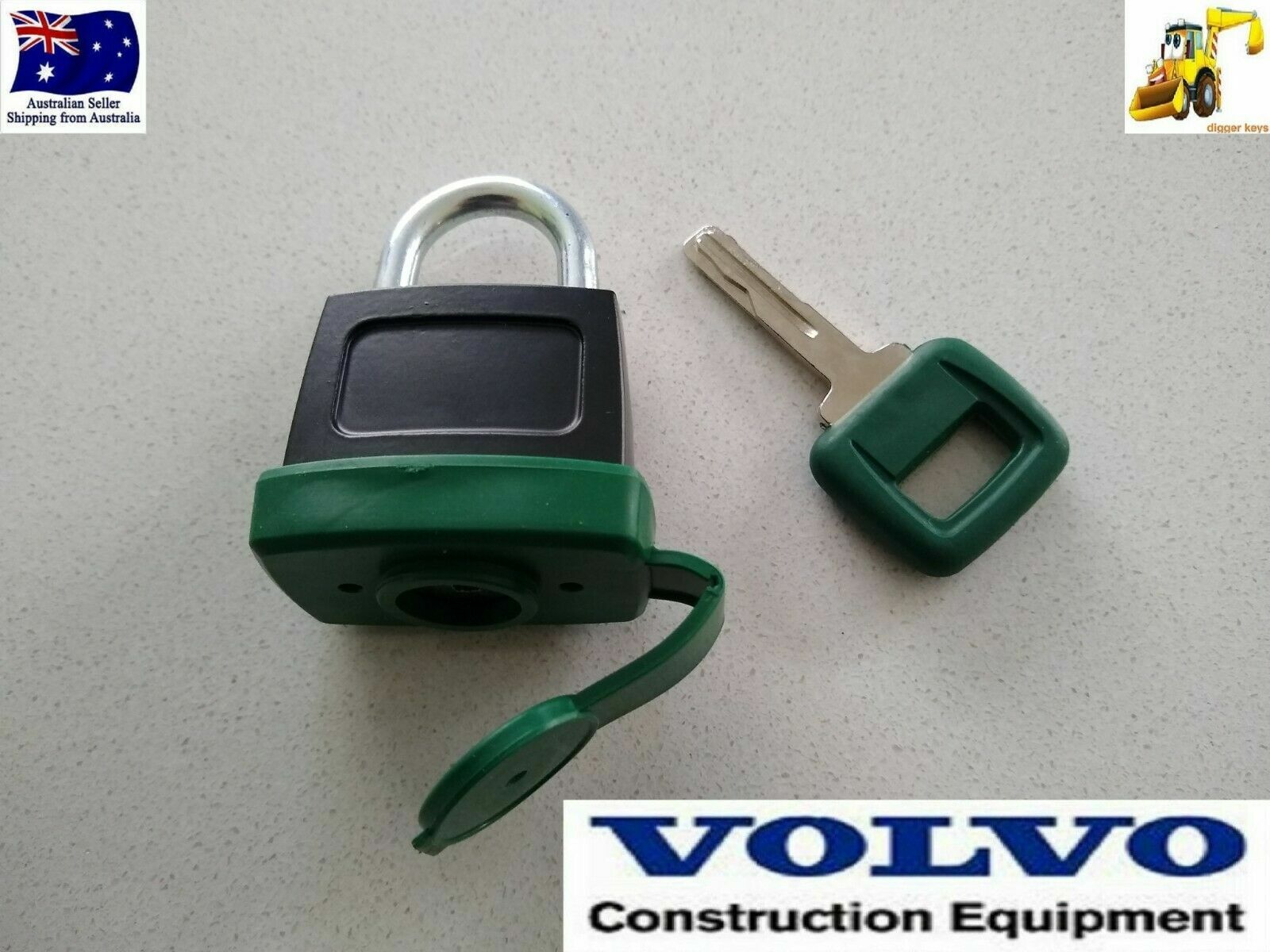 2 x Volvo Laser Cut Keys suit Articulated Dump Truck Haulers Part ...