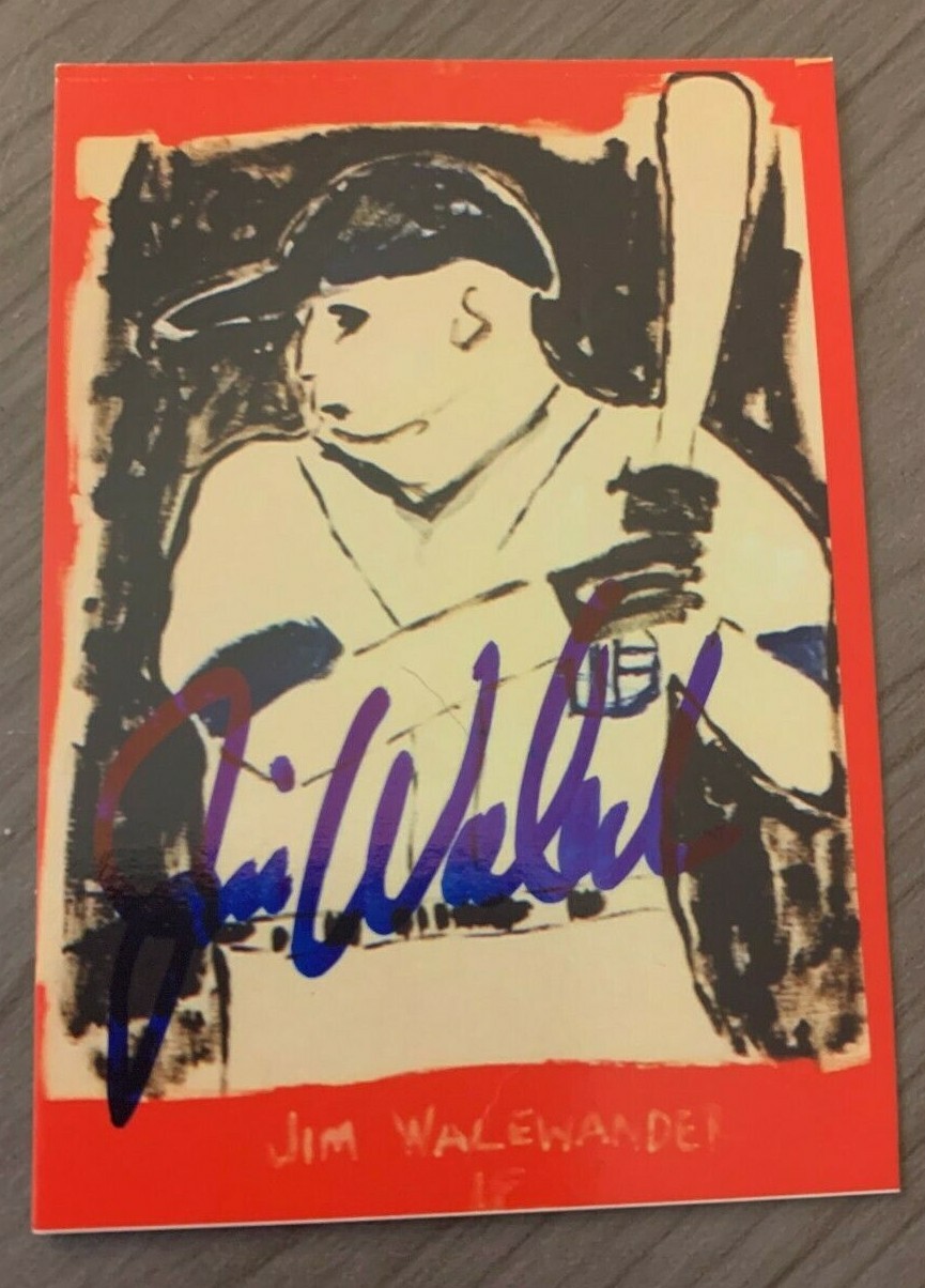 JIM WALEWANDER AUTOGRAPHED PICTURE CARD W/COA DETROIT TIGERS | eBay