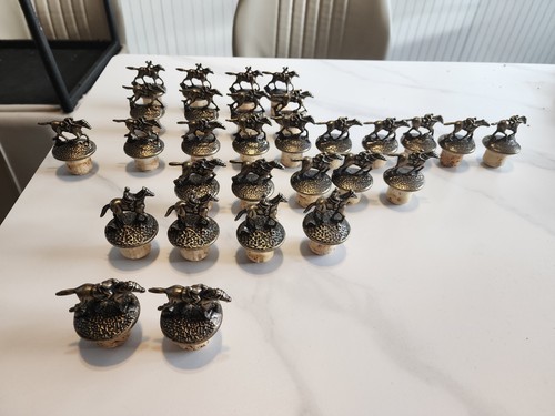 Lot Of 29 Blanton's Bourbon Cork Bottle Stoppers Mixed Set Bag - B _ A ...