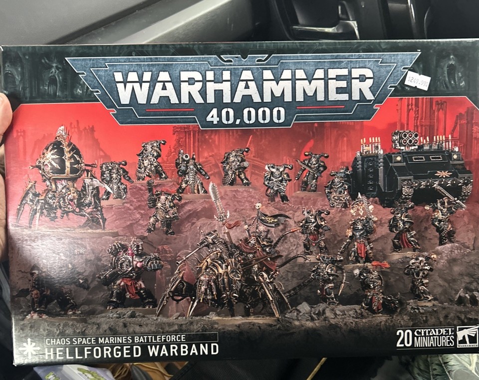 2025 Chaos Space Marines Battleforce: Hellforged Warband Warhammer 40k ...