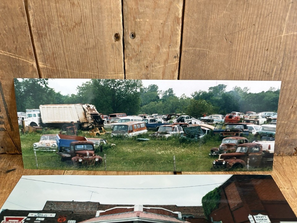 Vintage 10 3/4 x 4 Photos Junkyard Set of 2 | eBay