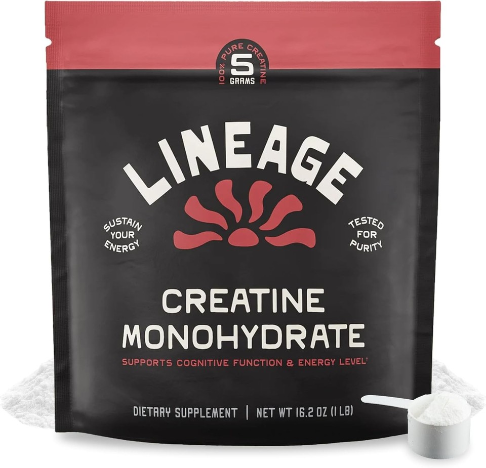 Lineage Provisions Micronized Creatine Monohydrate with Sea Salt – 90 ...