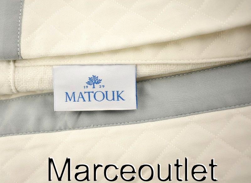 Matouk Lowell Matelassé Coverlet KING White / Pool | eBay