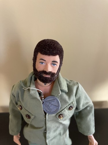 Vintage Gi-Joe 12" Talking Figure 1964-67 Hasbro Works! Nice Hair/Beard ...