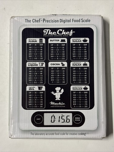 Mackie Scientific The Chef Precision Digital Food Scale for sale online ...