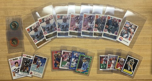 1980s Large RC HOF Card Lot Marino Elway Moon Dickerson Autos and ...