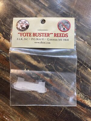 3 Pack Yote Buster Reeds By E.L.K Inc. Replacement Reeds New In Package ...