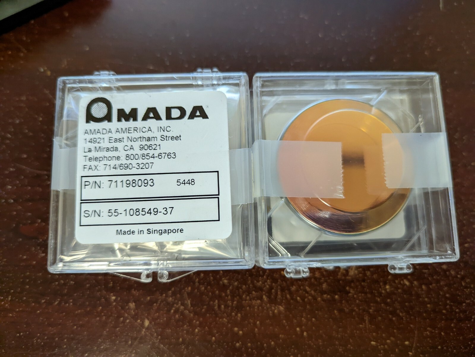 Amada 71198083 Internal Fold CO2 Laser Mirror 2" Diameter for sale ...