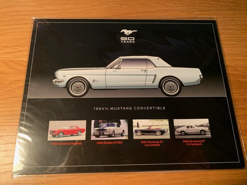 Unopened Ford Mustang 50TH Anniversary Color Sales Brochure | eBay