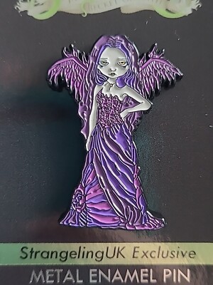 Violet Angel Jasmine Becket-Griffith Strangeling Enamel Pin Fairy ...