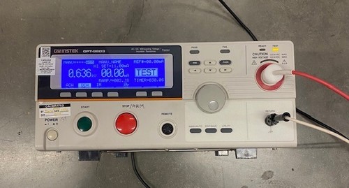 GW INSTEK GPT-9803 200VA AC/DC Voltage IR Hipot GPT9803 SAFETY TESTER ...