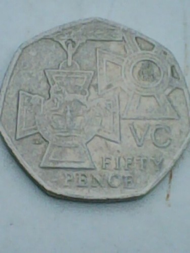 2006 50P COIN VC VICTORIA CROSS 60 YEARS SINCE END OF WW2 FIFTY PENCE ...