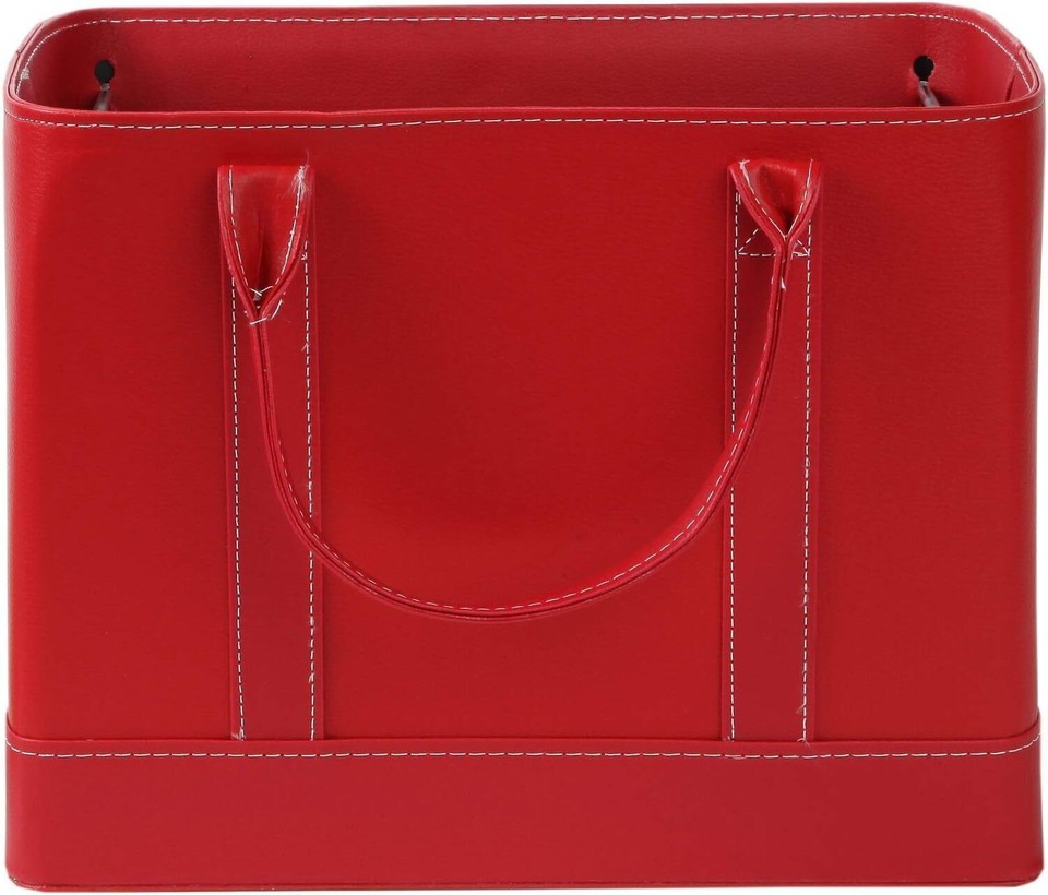Chic File Folder Organizer Tote - Double Handled Portable Document ...
