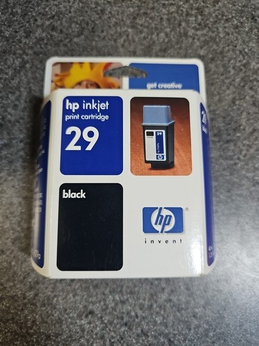 HP 29 (51629A) Black Ink Cartridge - NEW In Sealed Box OEM, 2004 ...