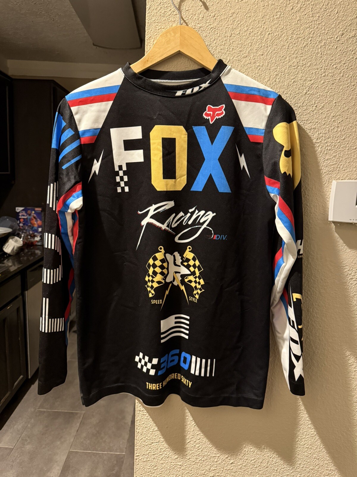 Fox Racing Jersey Mens M NWT Blue 180 Vicious Performance Lightweight ...