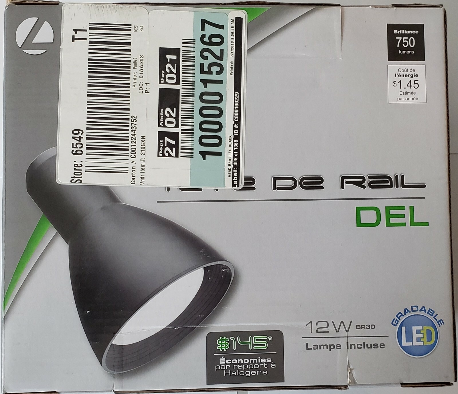 Lithonia Lighting Step Baffle 1-Light Black LED Track Lighting | eBay