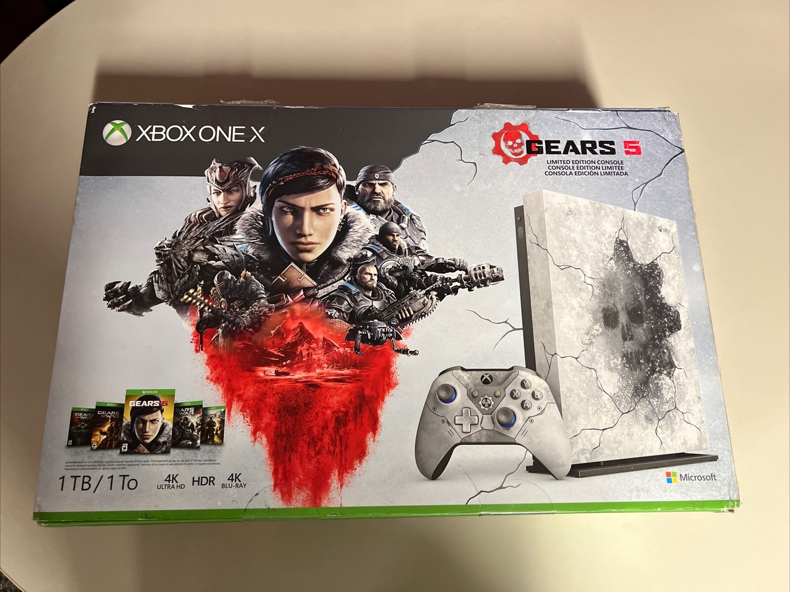 Microsoft Xbox One X 1TB Gears 5 Limited Edition Console Bundle for ...