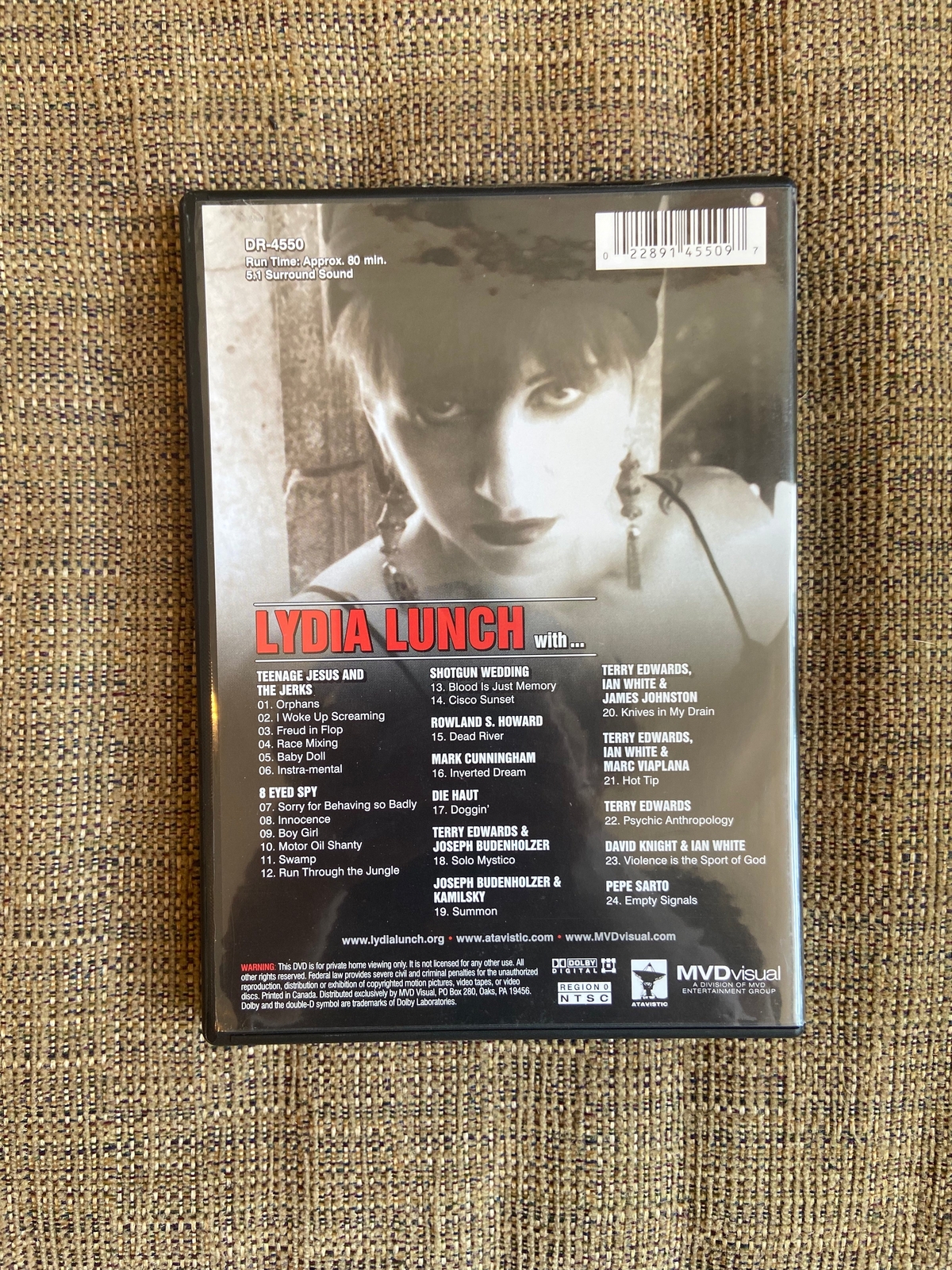 Video Hysterie: 1978-2006 - Lydia Lunch (DVD, OOP) MVD Visual - RARE ...