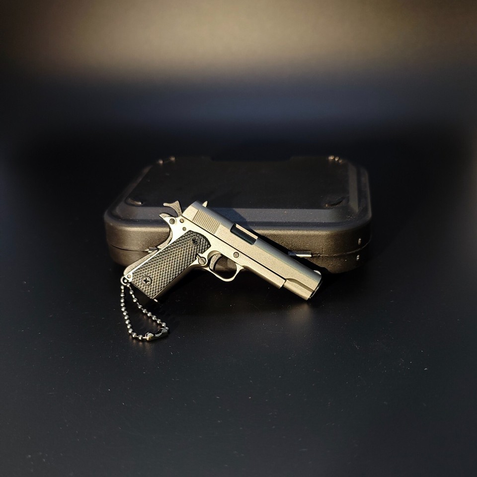 1911 Keychain,Metal Gun Keychain Mini Pistol Keychain for Man,Son ...
