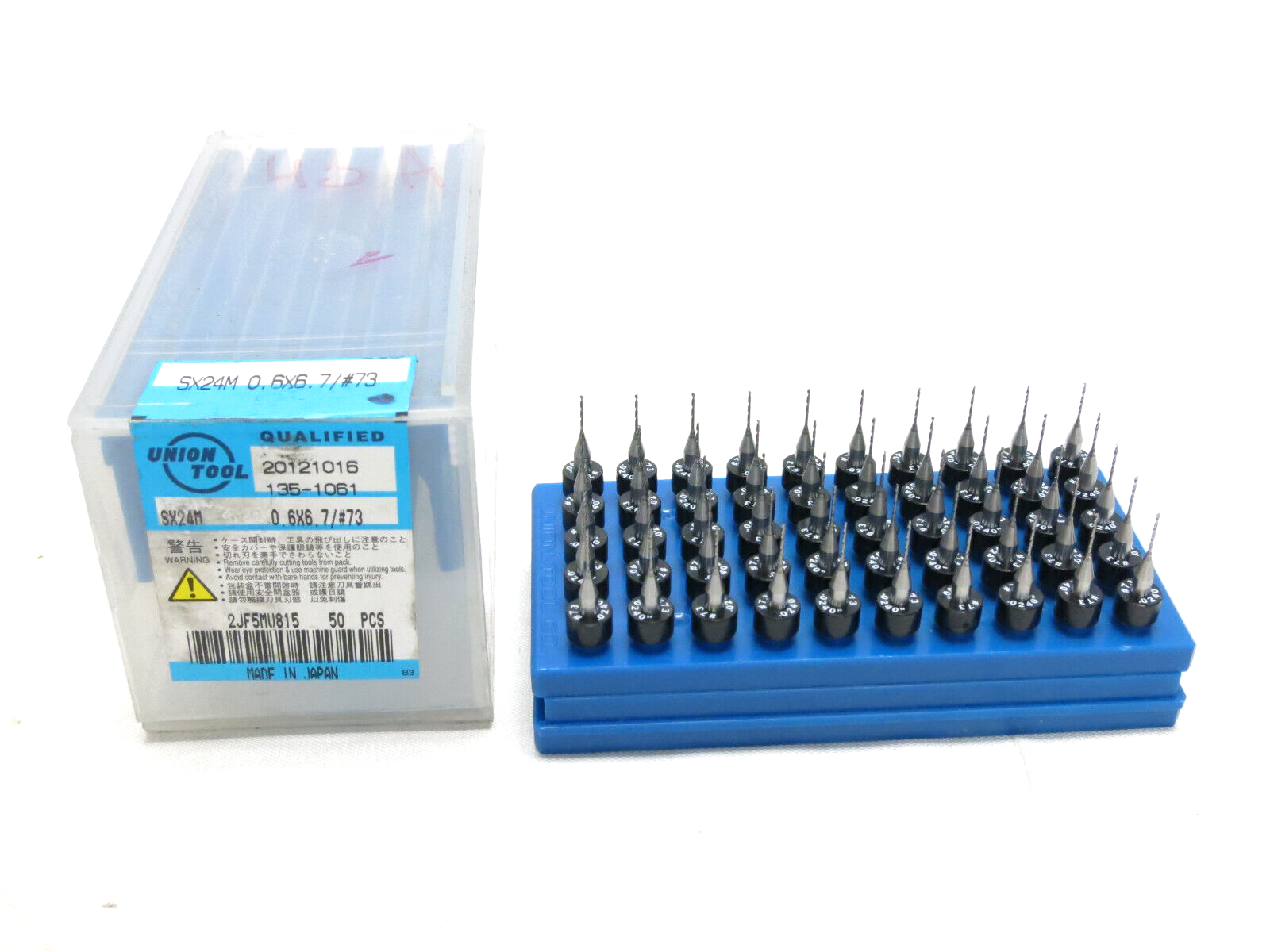 Union Tool SX24M 0.6x6.7mm Tungsten Carbide PCB Slot Drill Bits Open ...