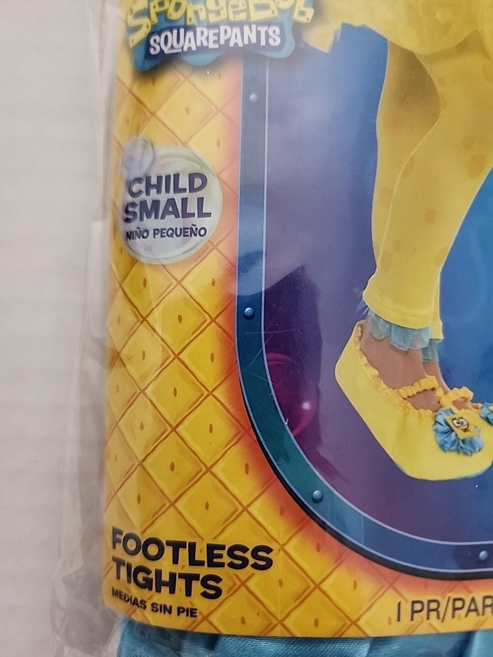 SpongeBob SQUAREPANTS Footless Tights Costume Dress Up Accessory | eBay