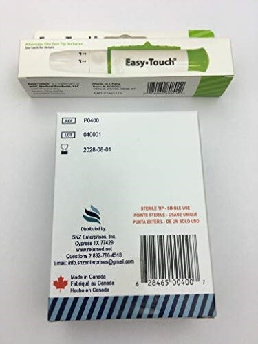 EasyTouch Lancing Device 808001 GET•Well Fine 30g Universal Twist ...