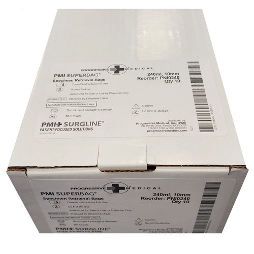 *10-Packs* Progressive PMI SUPERBAG Specimen Retrieval Bag 240ml ...