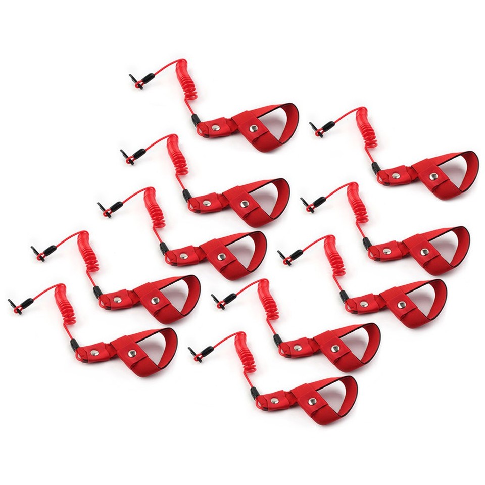 10PCS Stop Kill Key Floating Safety Wrist Lanyard For Yamaha Jet Ski Wave Runner | eBay