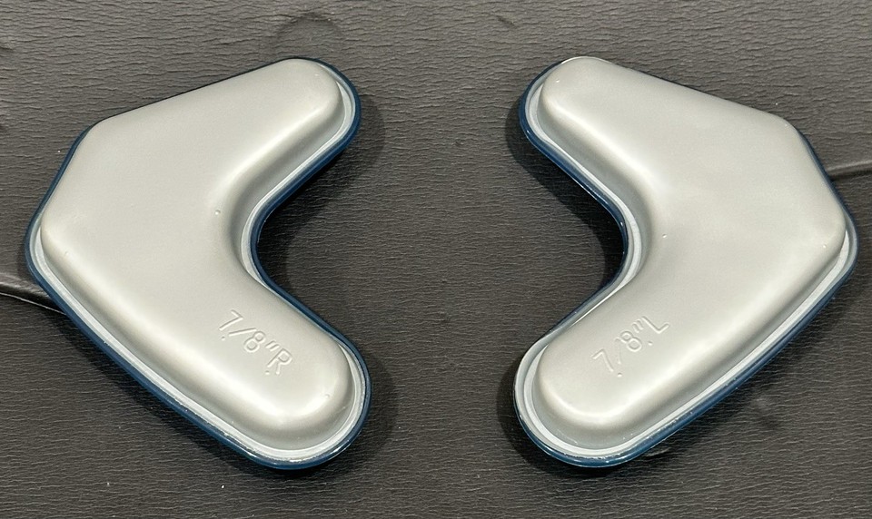 Schutt Football Helmet 7/8 Inch Jaw Silver Base & Cover Set | eBay