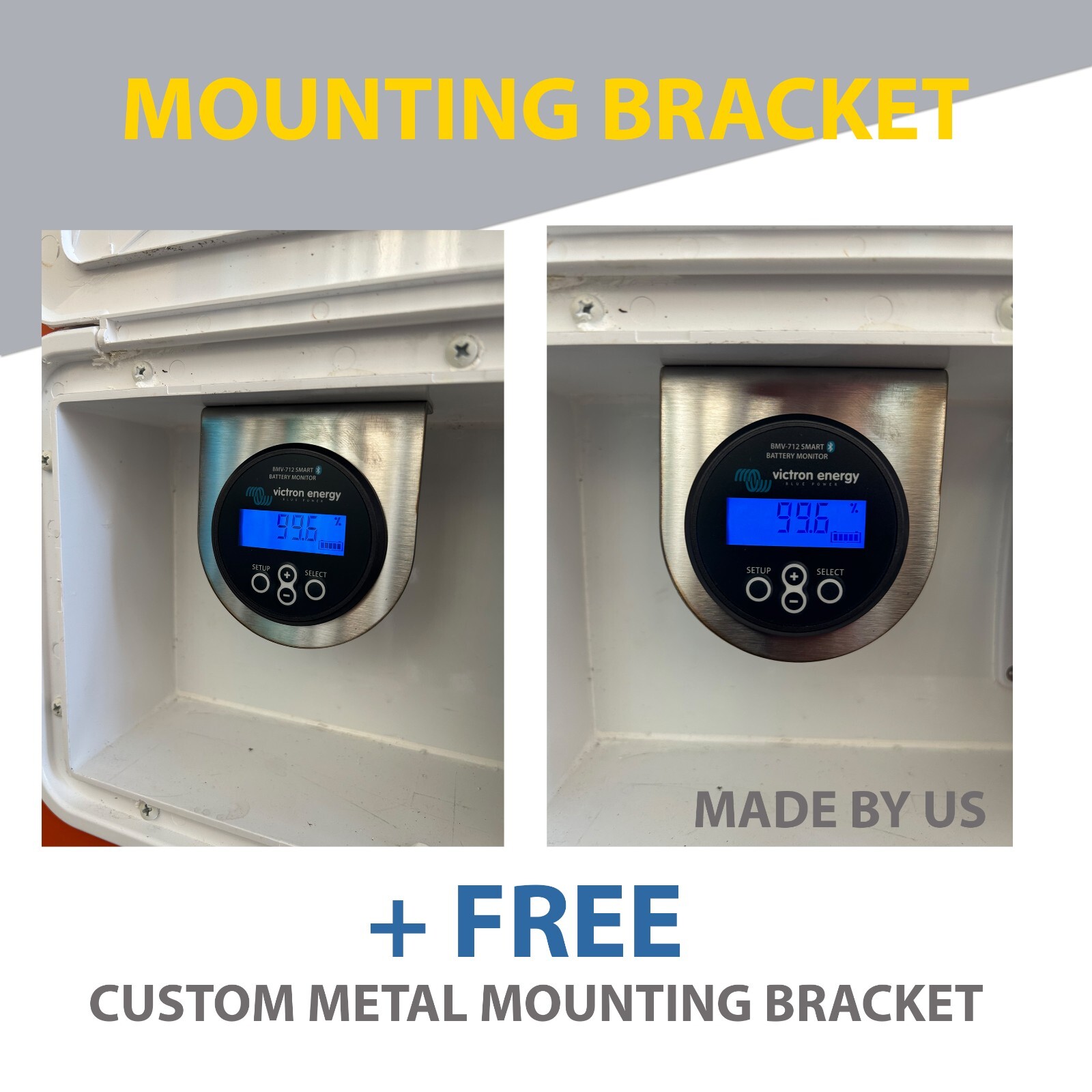 Victron BMV 712 GREY Smart Battery Monitor + Free Custom Bracket - Express Post | eBay