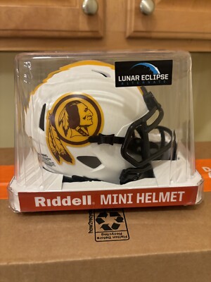 Washington Redskins Mini Football Helmet Custom Lunar Eclipse Matte ...