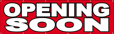 3x10 ft OPENING SOON Vinyl Banner Grand Opening Store Coming Soon Sign ...