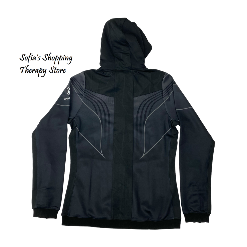 UFC Venum Authentic Fight Night 2.0 Women's Walkout Hoodie Jacket Black ...