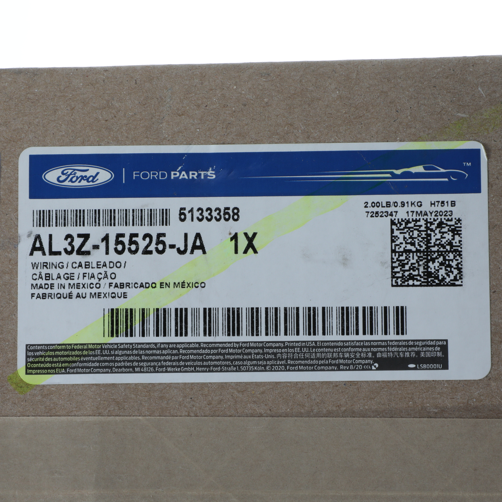 2010 Ford F-150 Auto Transmission Wire Harness Assembly AL3Z-15525-JA ...