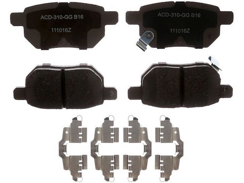 For 2009-2014 Toyota Matrix Brake Pad Set Rear AC Delco 29167FDFZ 2010 ...