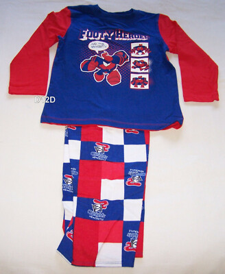 Newcastle Knights NRL Boys Cotton / Flannel Pyjama Set Size 5 New | eBay