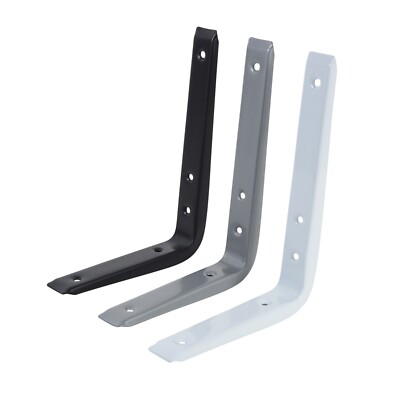 Shelf Brackets Mercury Metal Heavy Duty Strong Steel Wall Shelving ...